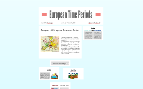 European Time Periods by Nastasia Mcdonald on Prezi