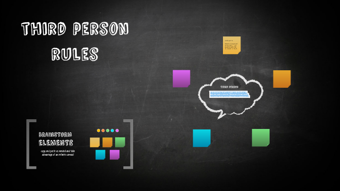 third person rules by Josue Rodriguez