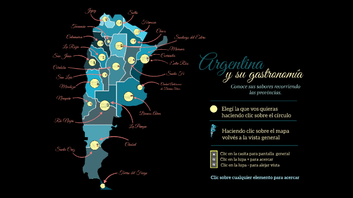Mapa de sabores argentinos by TURISMORECURSOS MINTUR on Prezi