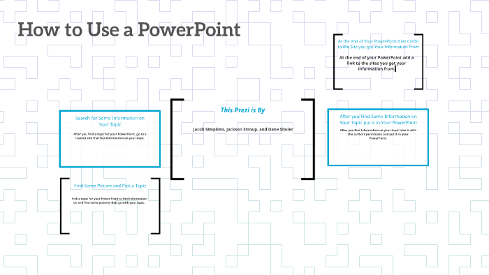 How to use a powerpoint by jacob simpkins on Prezi