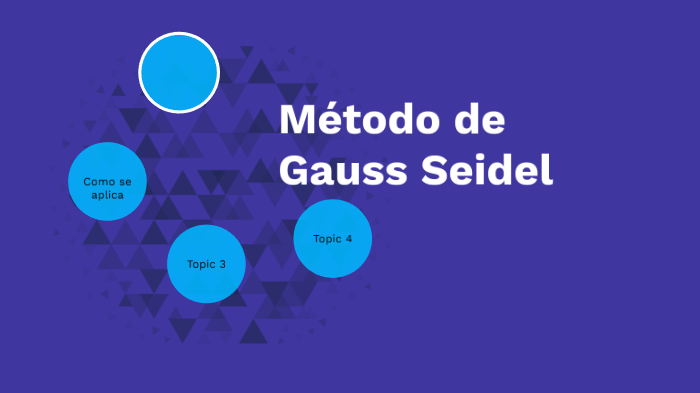 Metodo de Gauss Seidel by virginia ramirez martinez on Prezi