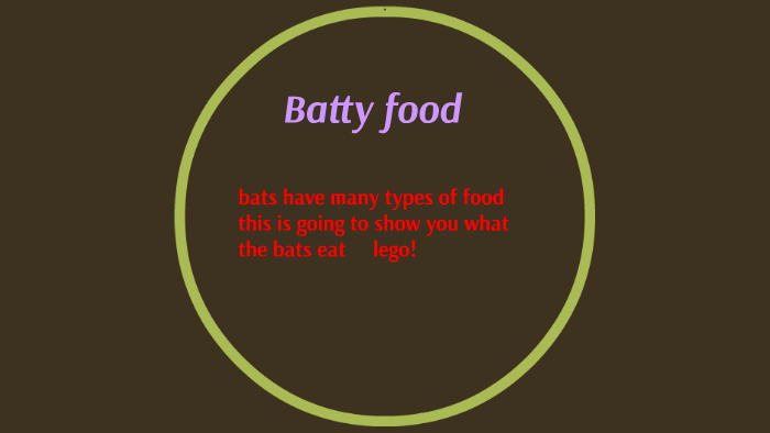 Batty food by jackson steele on Prezi