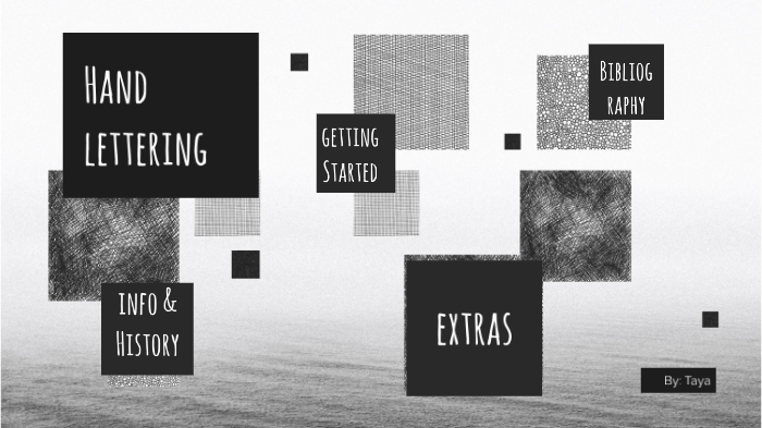 Hand lettering by Student 001 on Prezi