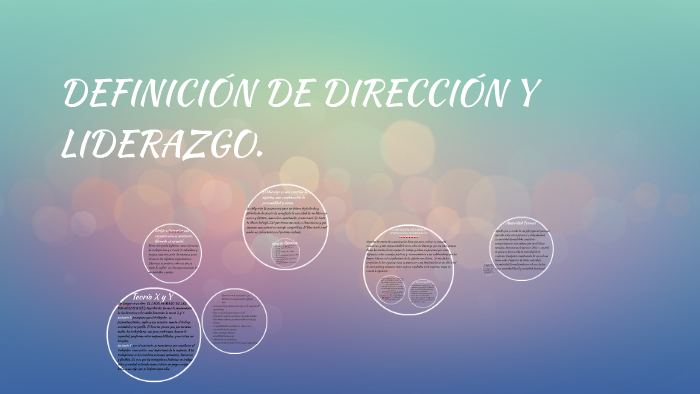 DEFINICIÓN DE DIRECCIÓN Y LIDERAZGO. by DIANA CATALINA ARISTIZABAL ...