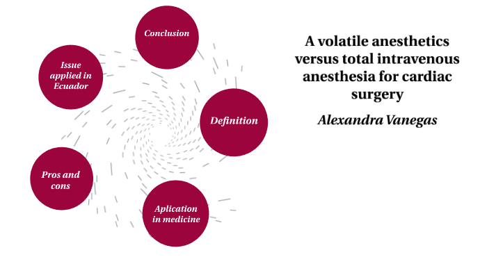 A volatile anesthetics versus total intravenous anesthesia for cardiac ...