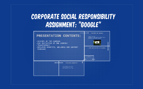 Corporate social responsibility assignment: "google" by Caralina Serr ...