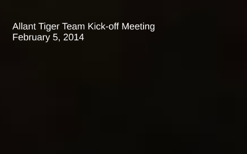 Tiger Teams Kick Off Meeting by Max Gutsmiedl on Prezi