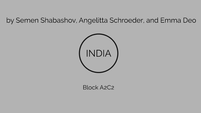 India by emma deo on Prezi