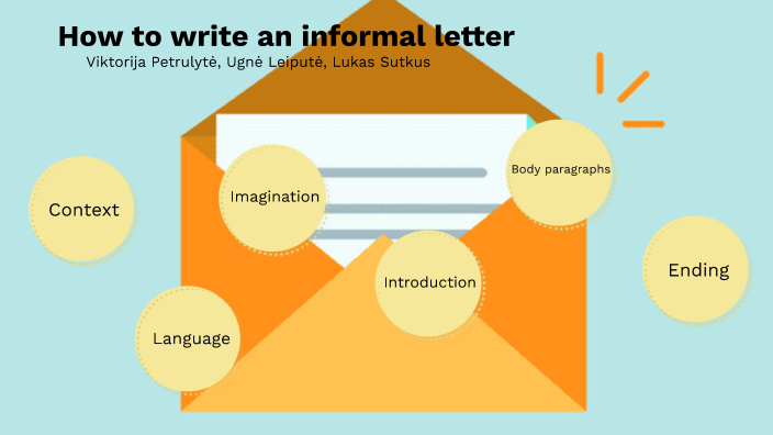How to write an informal letter by Ugnė Leiputė on Prezi