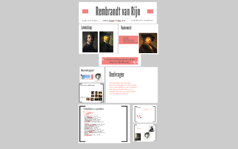 Rembrandt van Rijn by Amber Bergman on Prezi