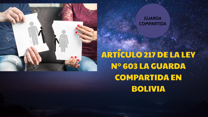 INFOGRAMA ARTÍCULO 217 DE LA LEY N° 603 LA GUARDA COMPARTIDA EN BOLIVIA ...