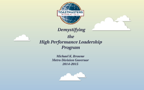 Demystifing the High Performance Leadership Program by Police Review on Prezi