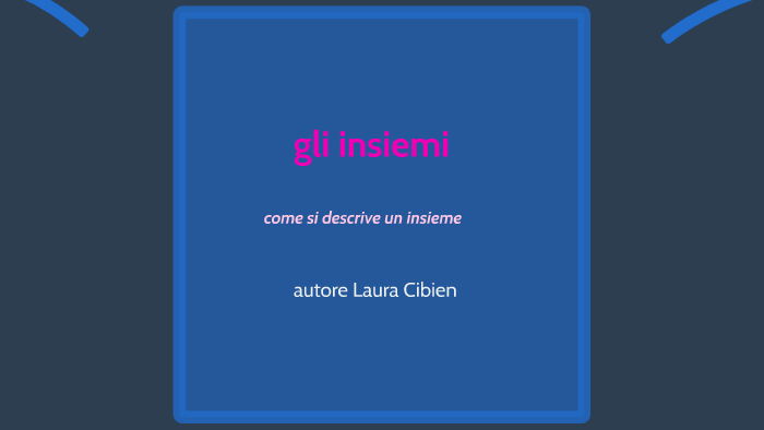 gli insiemi by Laura Cibien on Prezi