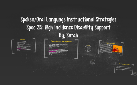 Spoken/Oral Language Instructional Strategies by Sarah H on Prezi