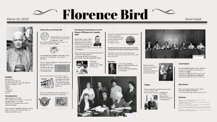 D.Fedyk.History presentation - Florence Bird by Darla Fedyk on Prezi