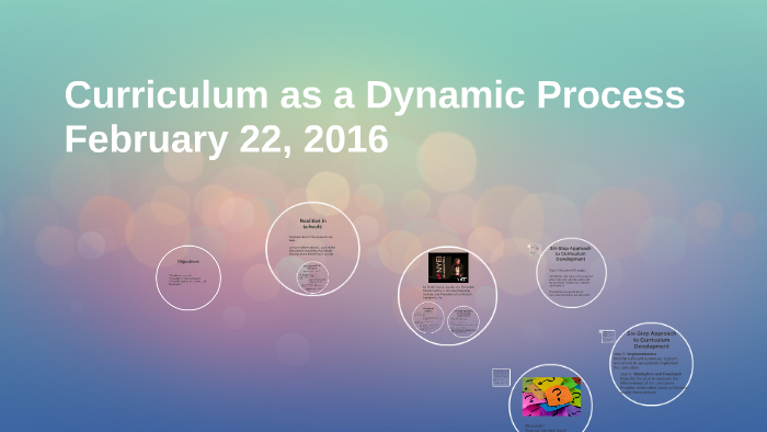 Curriculum as a dynamic process by on Prezi