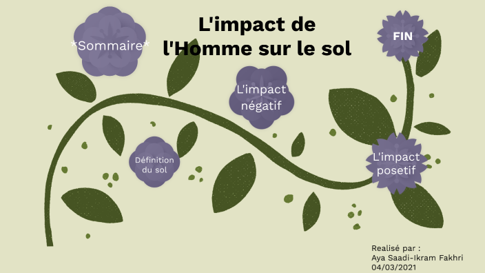 L'impact de l'Homme sur le sol by aya saadi on Prezi