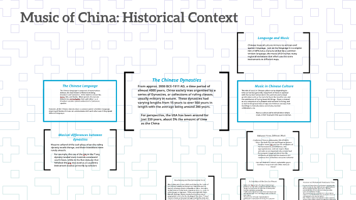 Music of China: Historical Context by Greg Lloyd on Prezi
