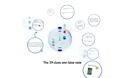The 39 clues one false note by sara koltz on Prezi