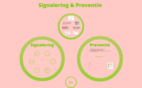 P2 - Signalering & Preventie by Lotte Steenbergen