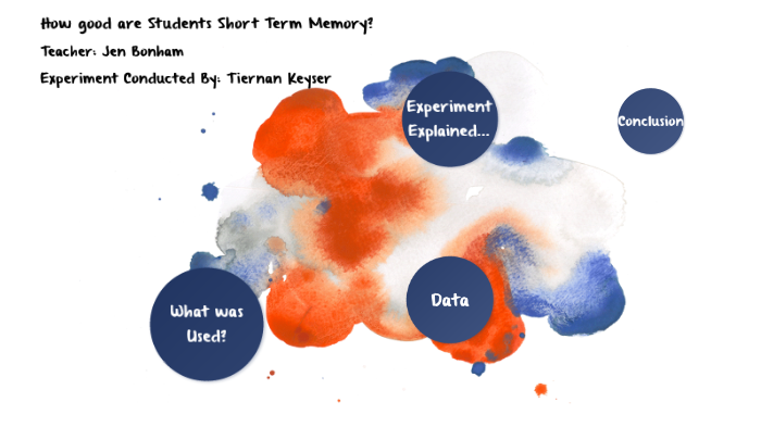 Short Term Memory Experiment by Tiernan Keyser on Prezi
