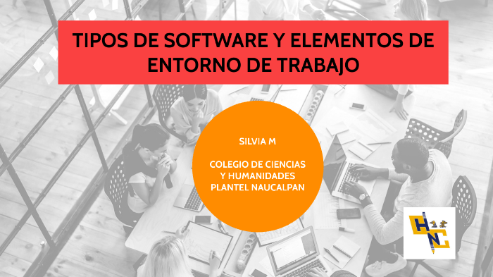 TIPOSDE SOFTWARE Y ELEMENTOS DE ENTORNO DE TRABAJO by Silvia Martinez ...
