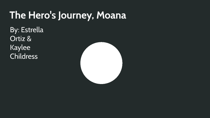 The Heros Journey Moana by Kaylee Childress on Prezi