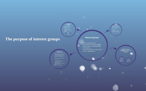 The purpose of interest groups by Diyana Sarafov on Prezi