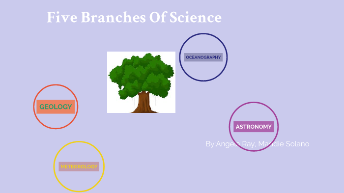 five branches of science by Angela Ray on Prezi