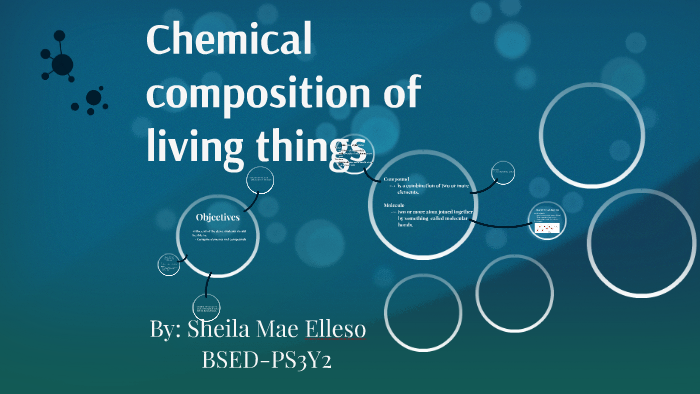 Chemical composition of living things by Sheila Mae Elleso on Prezi