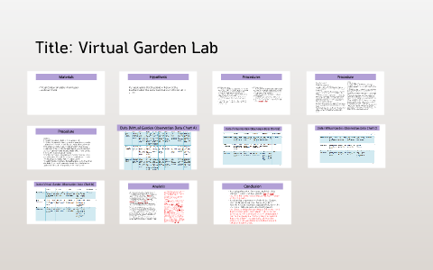 How Does Your Garden Grow Virtual Lab Answers | Fasci Garden