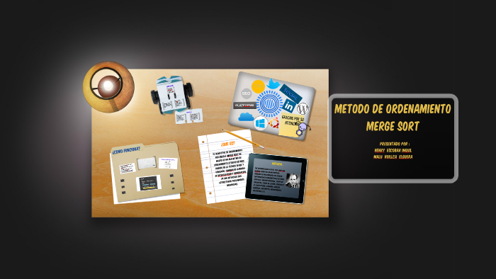 METODO DE ORDENAMIENTO MERGE SORT by Henry S