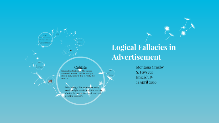 Logical Fallacies in Advertisment by Montana Crosby on Prezi
