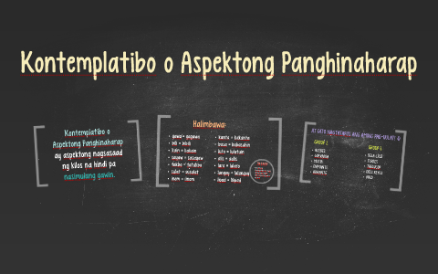 Kontemplatibo ~ Aspektong Panghinaharap by Rejiel Acebes on Prezi