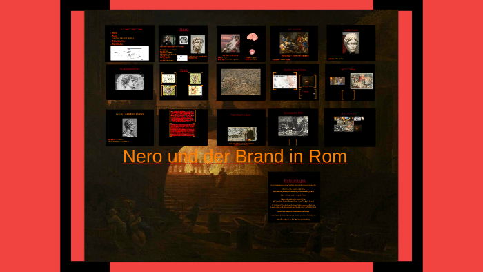 Nero und die Brand in Rom by Charles Bellin du Coteau on Prezi