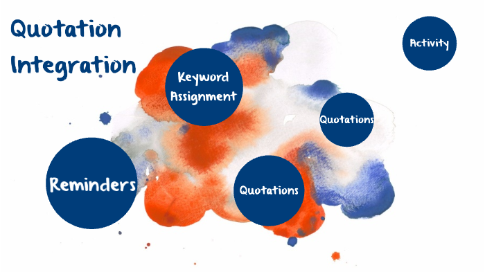 Quotation Integration by on Prezi