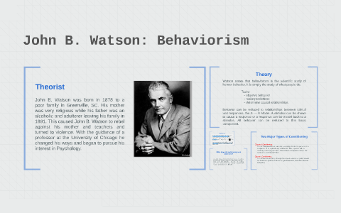 John B. Watson: Behaviorism by Jeanna Vasquez on Prezi