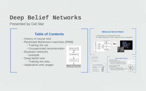 Deep Belief Networks by Gal Star on Prezi