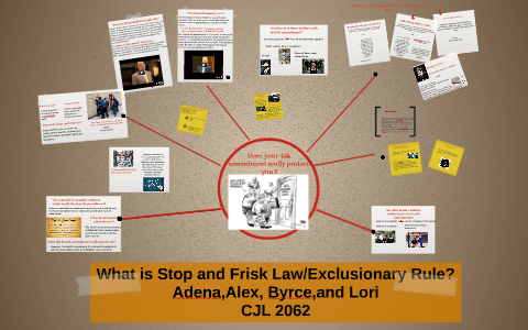 What is Stop and Frisk Law/Exclusionary Rule by cart farm on Prezi
