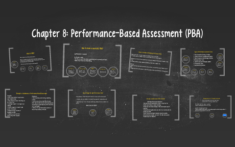 Chapter 8: Performance-Based Assessment (PBA) by on Prezi