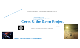 Ceres & the Dawn Project by Rachel Brobst