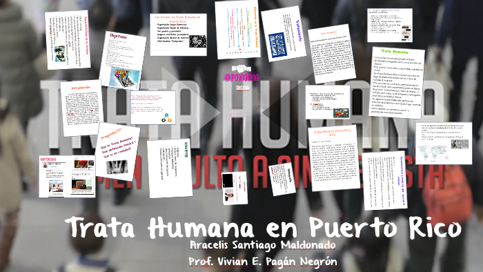 Trata Humana en Puerto Rico by Aracelis Santiago