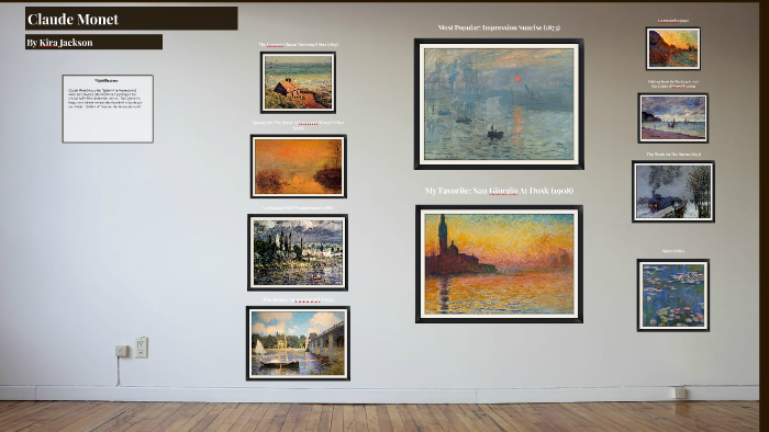 Claude Monet by Kira Jackson on Prezi