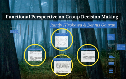 Functional Perspective on Group Decision Making by Vivian Skinner on Prezi
