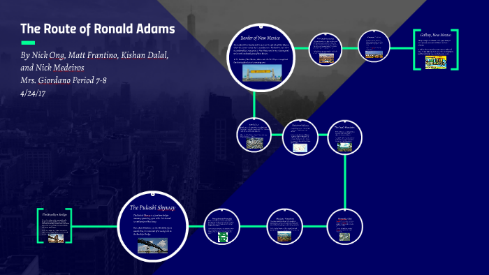 The Route of Ronald Adams by Nick Ong on Prezi