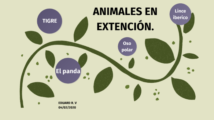 Animales en extencion by Eduard Rosales Vega on Prezi