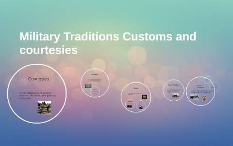 Military Traditions Customs and courtesies by Brianna Bess on Prezi