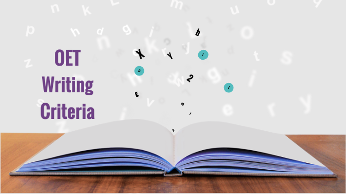 2 OET Writing Criteria: Purpose by Alain Wenham on Prezi