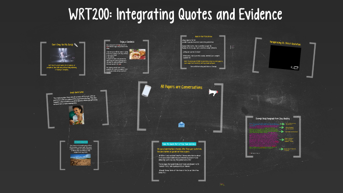 Comp 102: Intergrating Quotes and Research by Erin Mccourt on Prezi