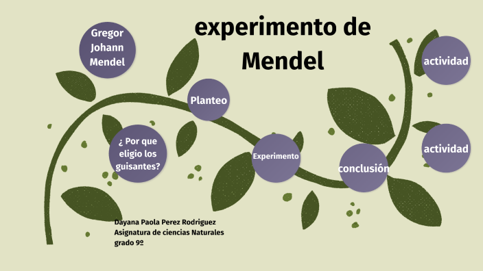experimento de mendel by dayana perez on Prezi